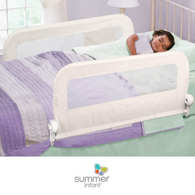 SUMMER Seguridad Baranda de cama doble Grow with me blanca SUMMER ...